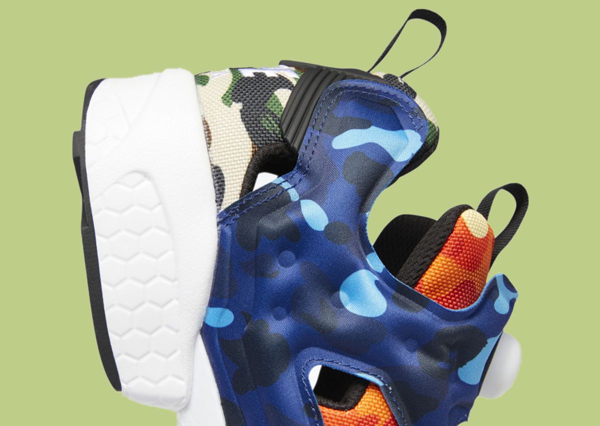 BAPE Covers The Reebok Instapump Fury In Multi Camo