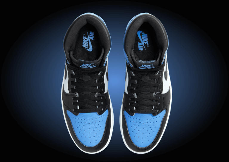 Detailed Look At The Air Jordan 1 High UNC Toe