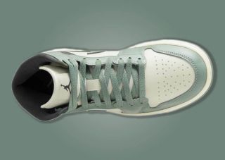The Air Jordan 1 Mid Jade Smoke Releases April 2024