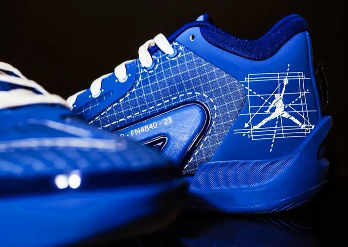 This Jordan Tatum 1 PE Gets A Blueprint Design