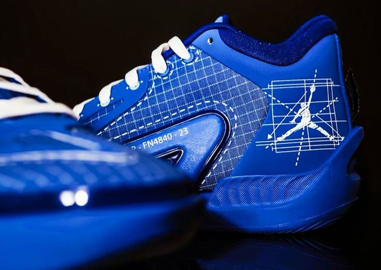 This Jordan Tatum 1 PE Gets A Blueprint Design