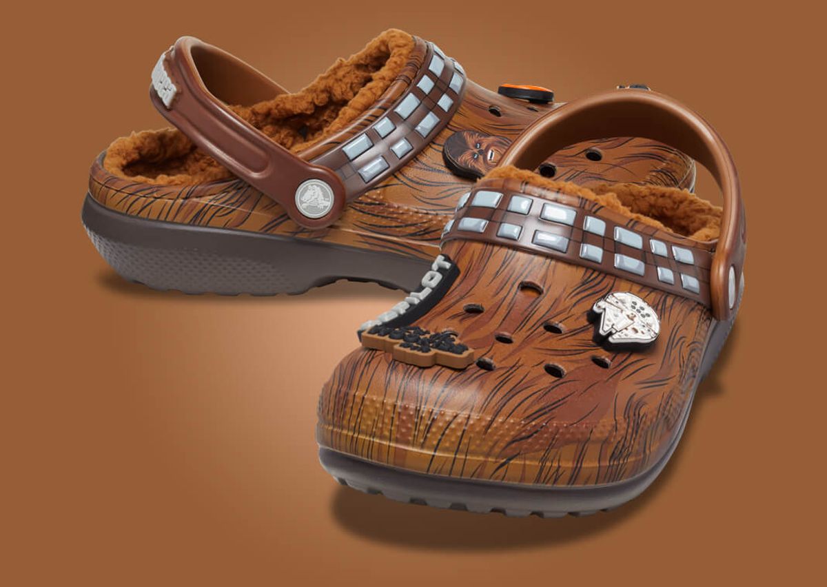 The Star Wars x Crocs Classic Clog Chewbacca Releases September 25