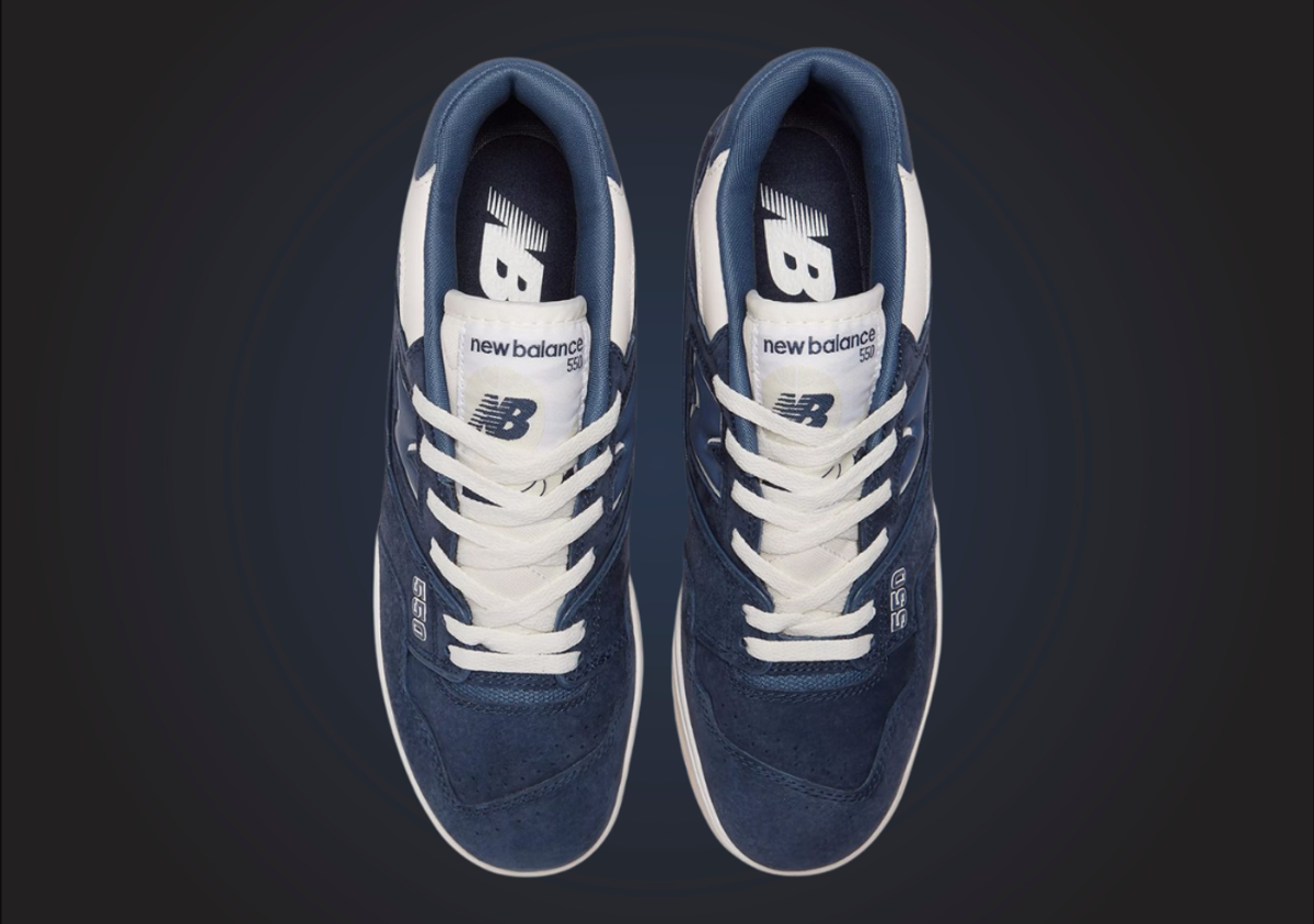 Natural Indigo Suedes Outfit The New Balance 550