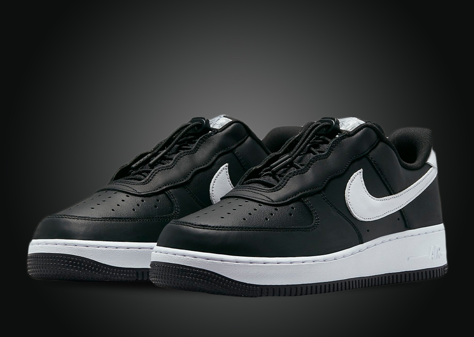 Utilitarian Vibes Hit The Nike Air Force 1 Toggle Black White