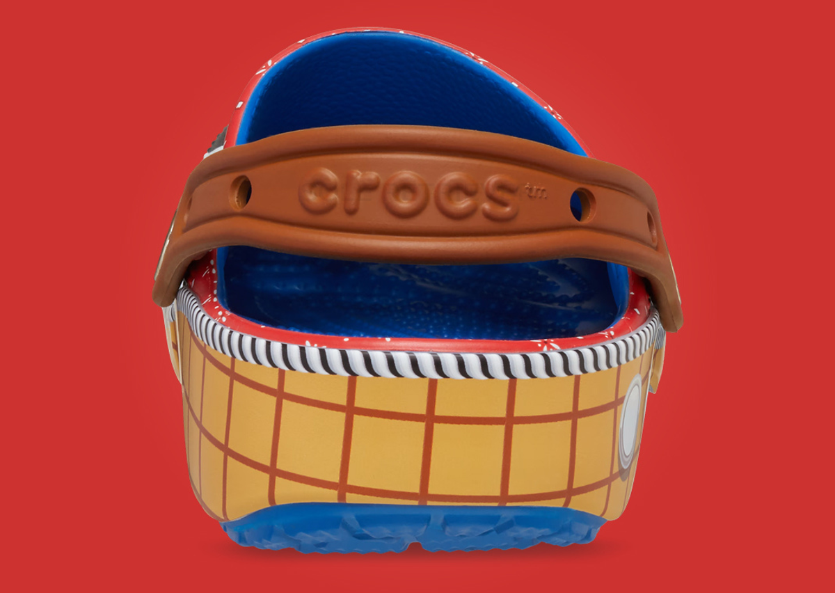 The Toy Story x Crocs Classic Clog Woody Releases February 2024
