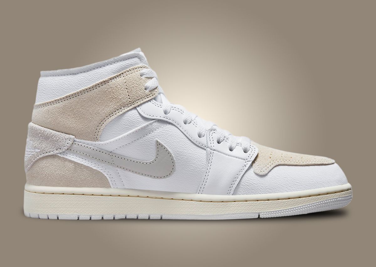 The Air Jordan 1 Mid SE Craft White Light Orewood Brown Was Made For Summer