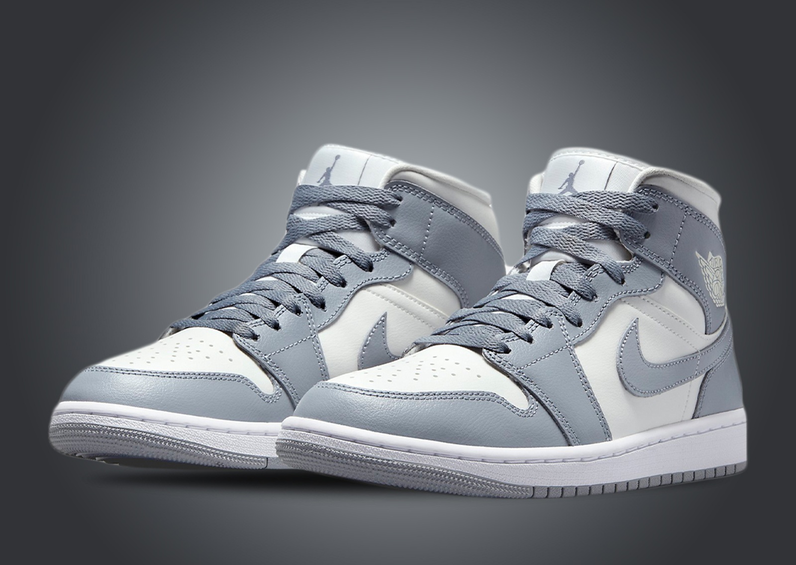 The Air Jordan 1 Mid Sail Stealth Is Releasing Soon