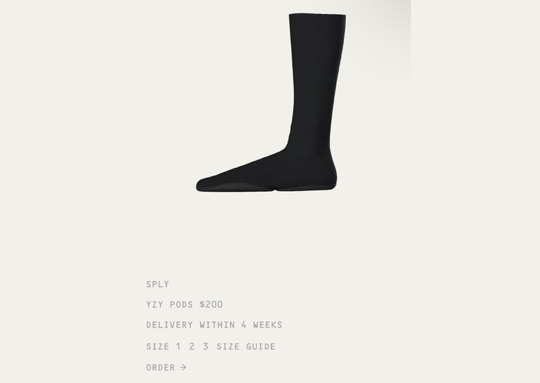 The Yeezy Pod Sock Shoe Is Available For Preorder Now