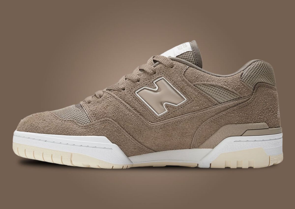 The New Balance 550 Suede Mushroom Releases September 29
