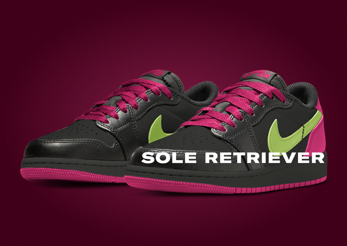 The Kids' Exclusive Air Jordan 1 Retro Low OG Black Raspberry Releases ...