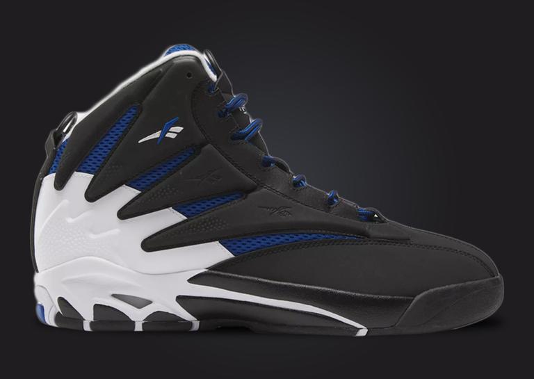 The Reebok The Blast is Back in Core Black Vector Blue