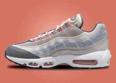 Official Look At The Nike Air Max 95 Vast Grey Red Stardust
