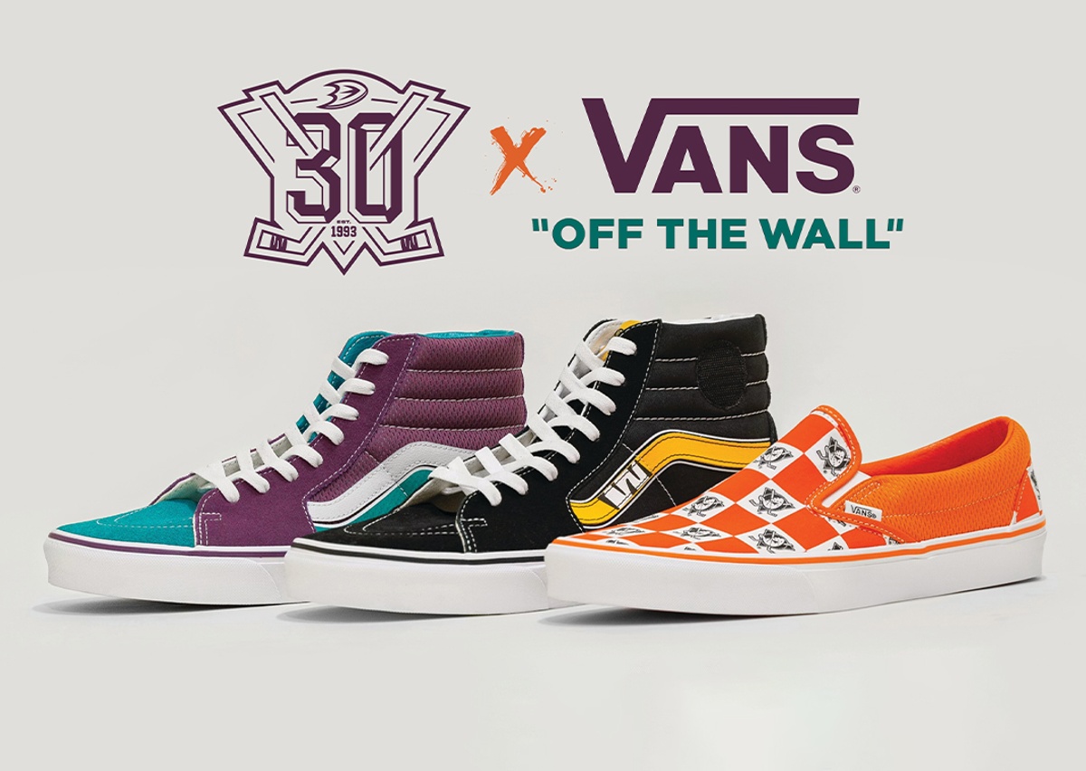 The Anaheim Ducks x Vans Collection Releases March 2024