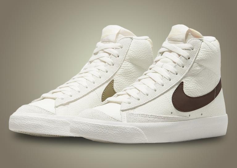Snakeskin Detailing Slithers Towards The Nike Blazer Mid 77 Python Heel