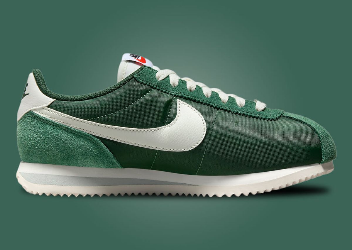 Dark Green Covers The Nike Cortez Fir