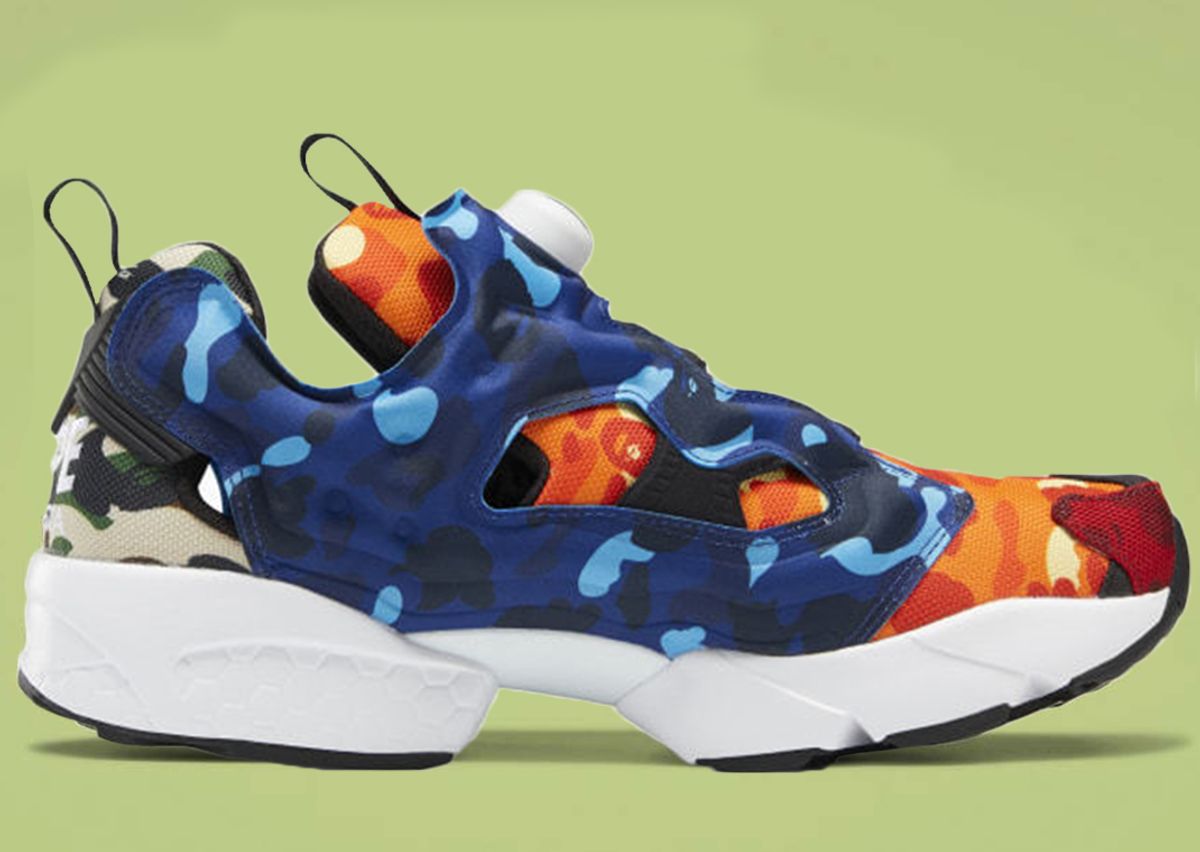 BAPE Covers The Reebok Instapump Fury In Multi Camo