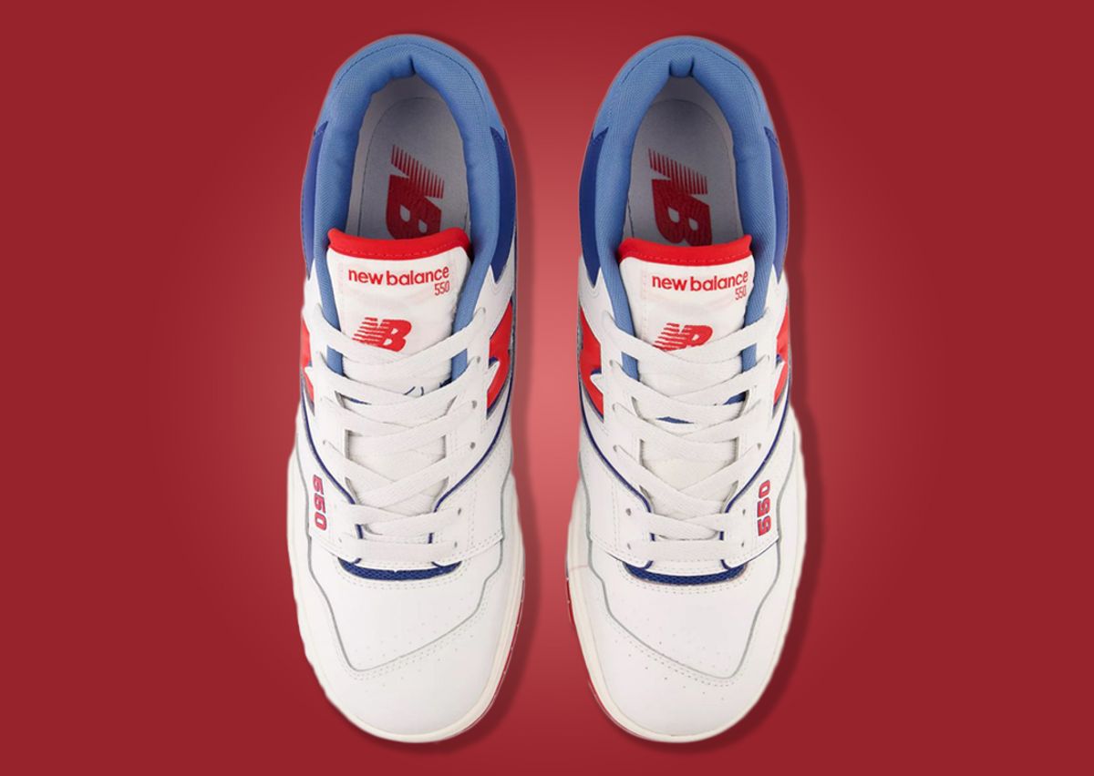 Patriotic Shades Of Red White And Blue Take Over This New Balance 550