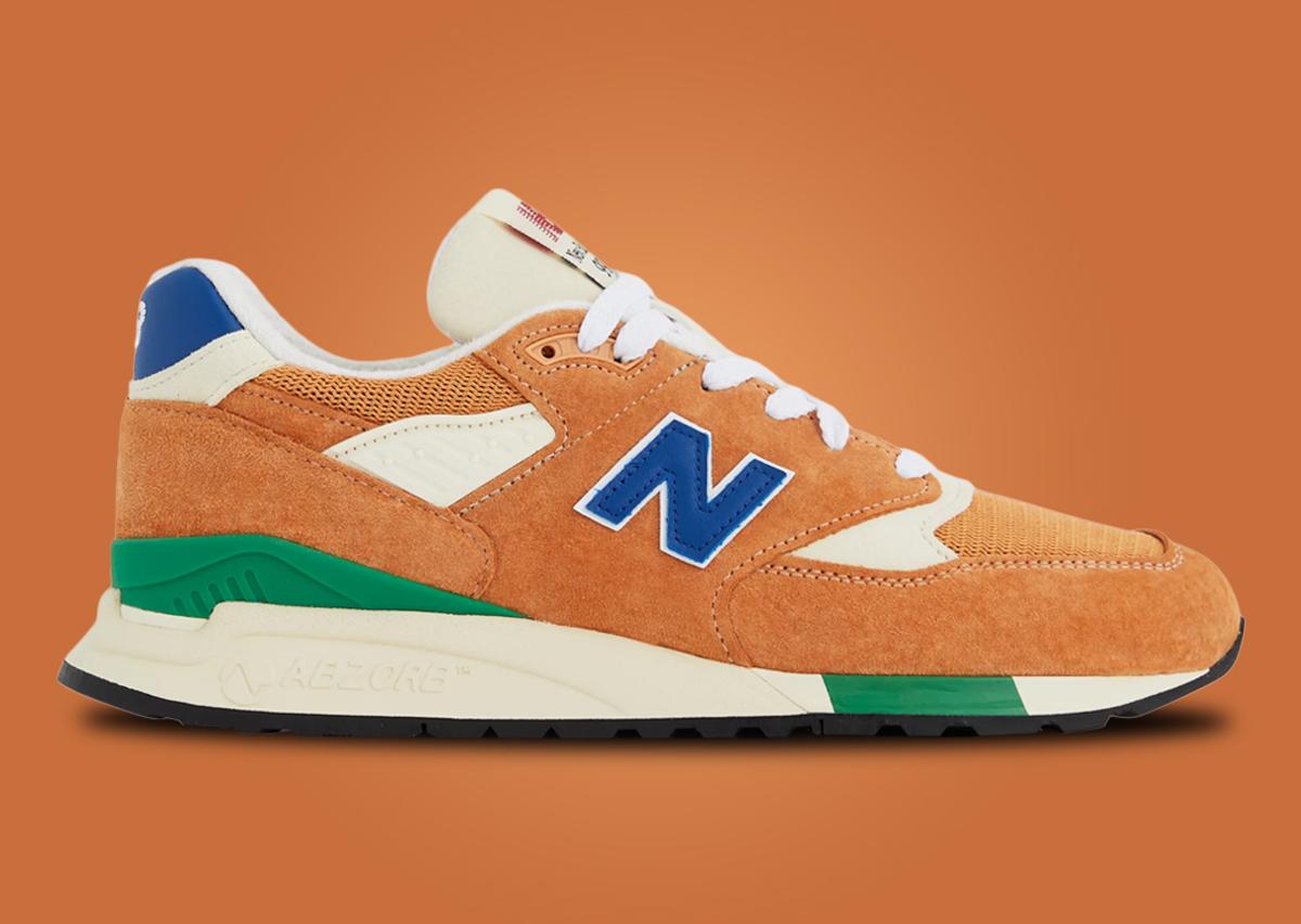 The New Balance 998 Made in USA Sepia Atlantic Blue Releases December 2023