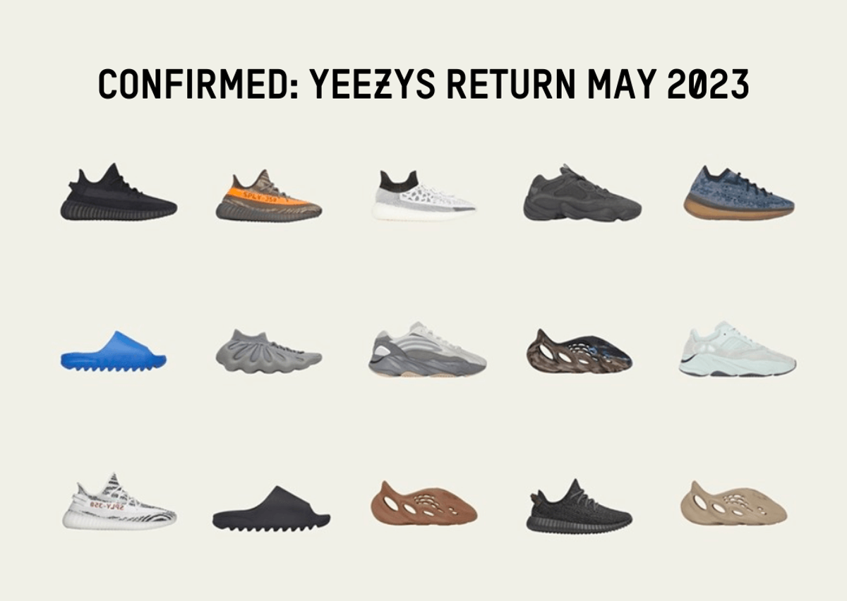 adidas Announces Yeezy Release Timeline and Charity Recipients