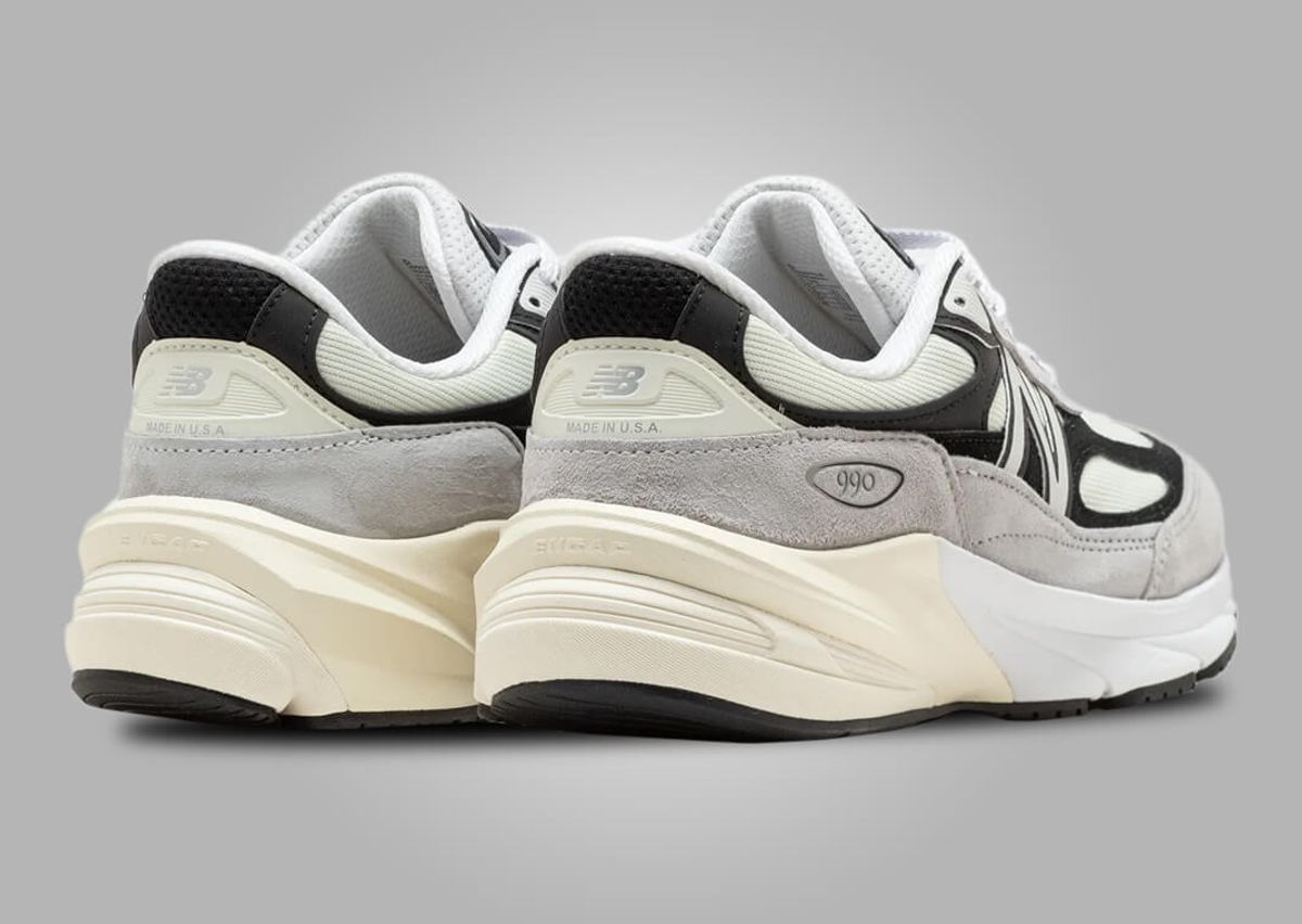 The New Balance 990v6 Made in USA Grey Black Releases September 2023