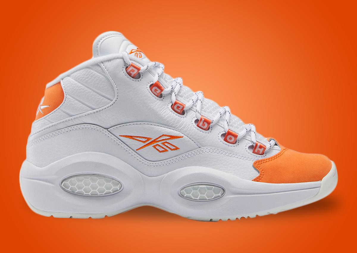 Orange Shades Accent This Reebok Question Mid