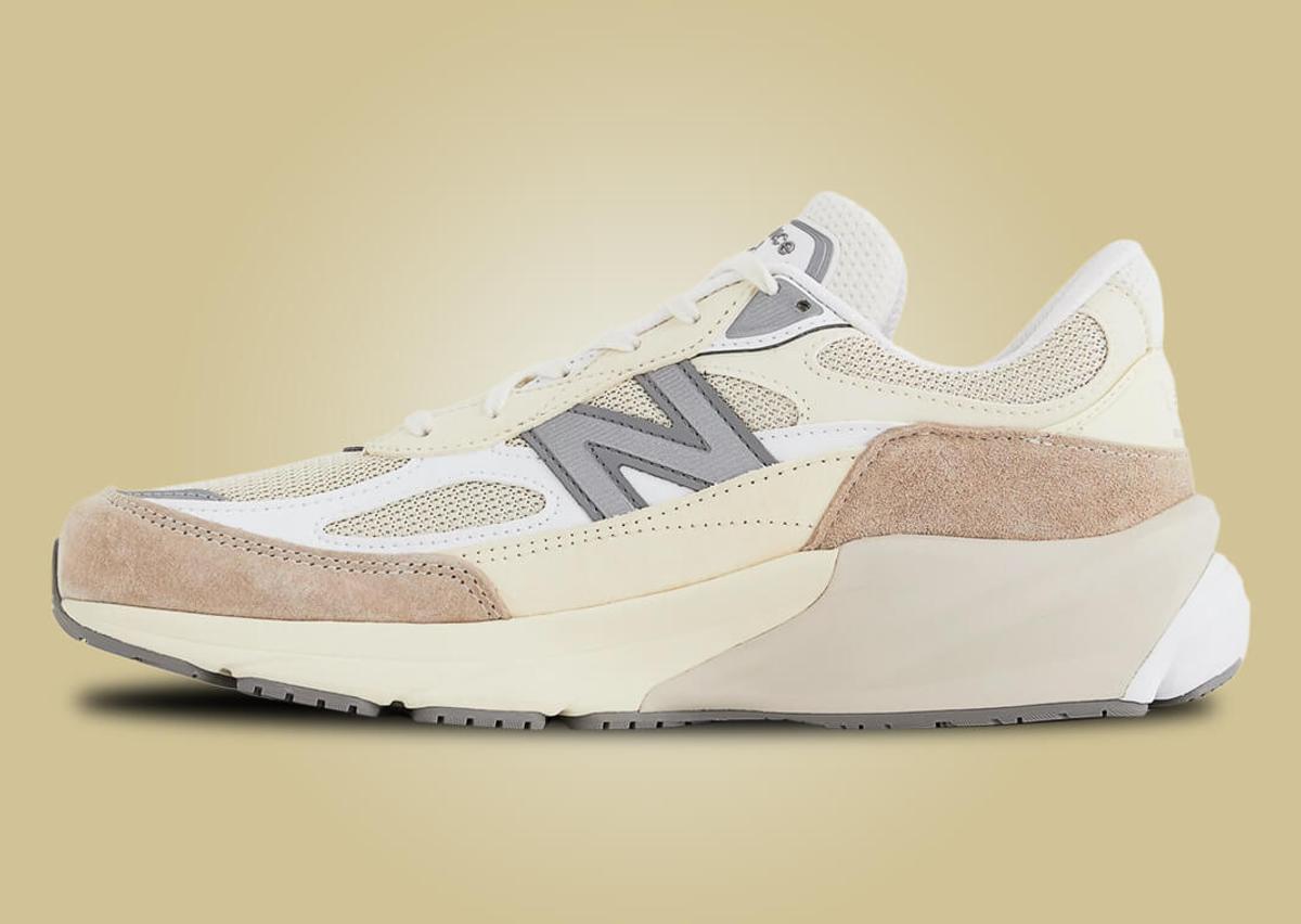 The New Balance 990v6 Made in USA Cream Tan Releases July 2023