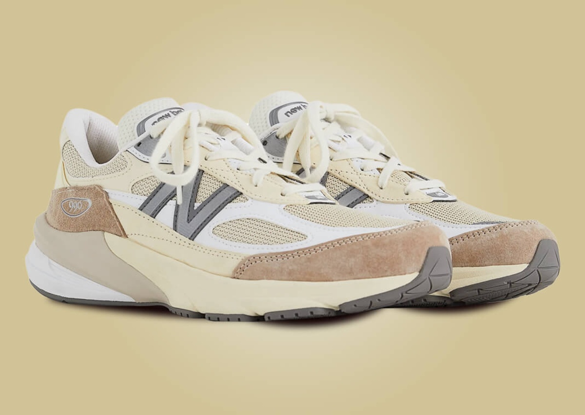 The New Balance 990v6 Made in USA Cream Tan Releases July 2023
