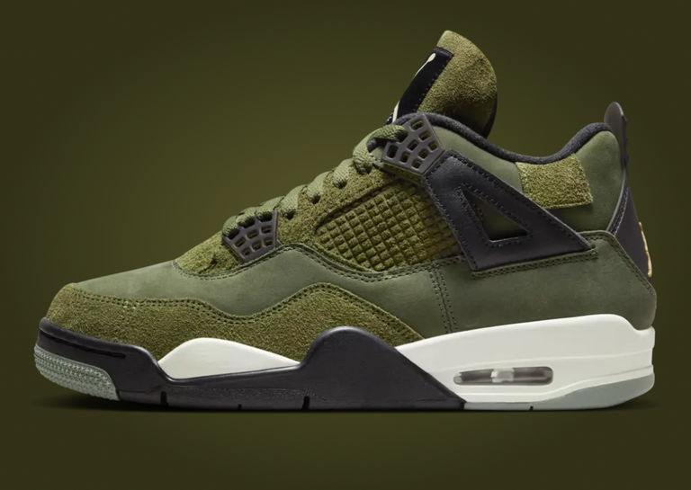 The Air Jordan 4 Craft Olive Releases Sooner Than Expected!