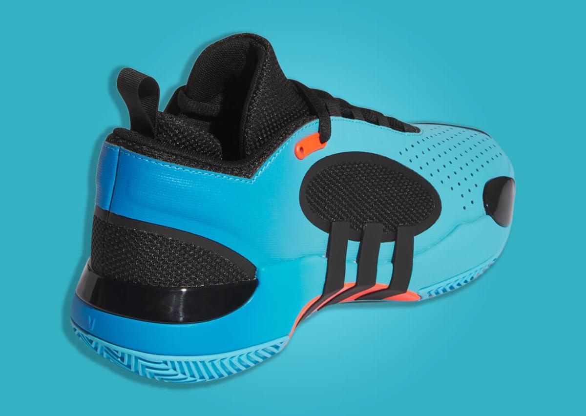 The adidas D.O.N. Issue #5 Bright Cyan Releases October 2023