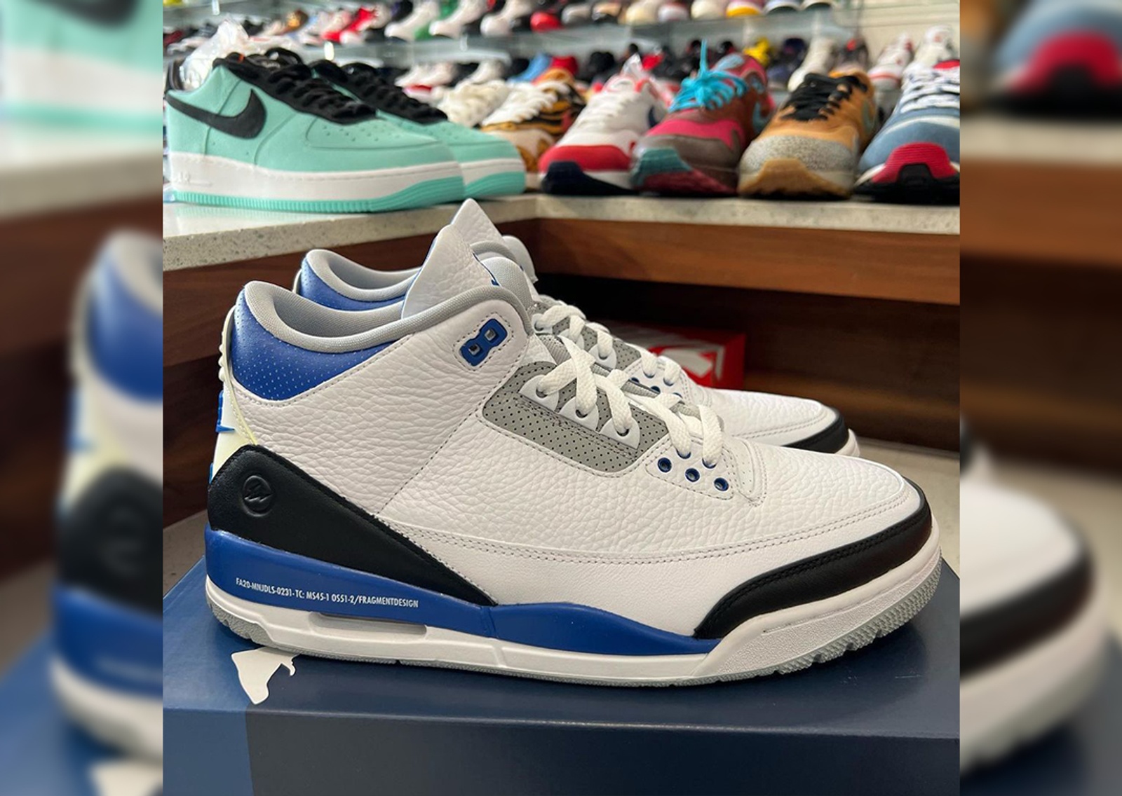 Detailed Look At An Ultra Rare fragment design x Air Jordan 3 Retro Sample