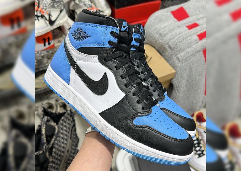 Detailed Look At The Air Jordan 1 High UNC Toe