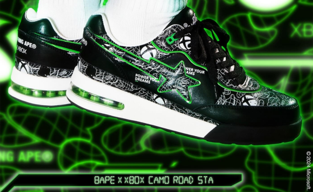 The Xbox x BAPE Road STA Camo Releases July 2024