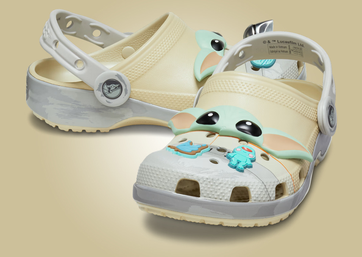 The Disney x Crocs Classic Clog Mandalorian Releases April 2024