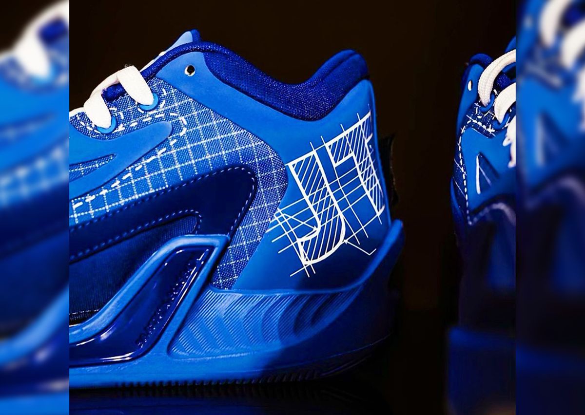 This Jordan Tatum 1 PE Gets A Blueprint Design