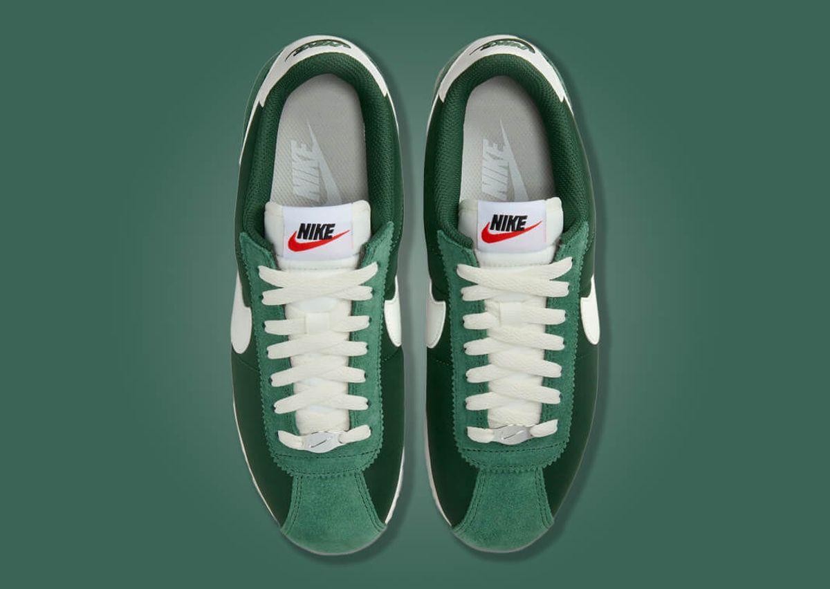 Dark Green Covers The Nike Cortez Fir