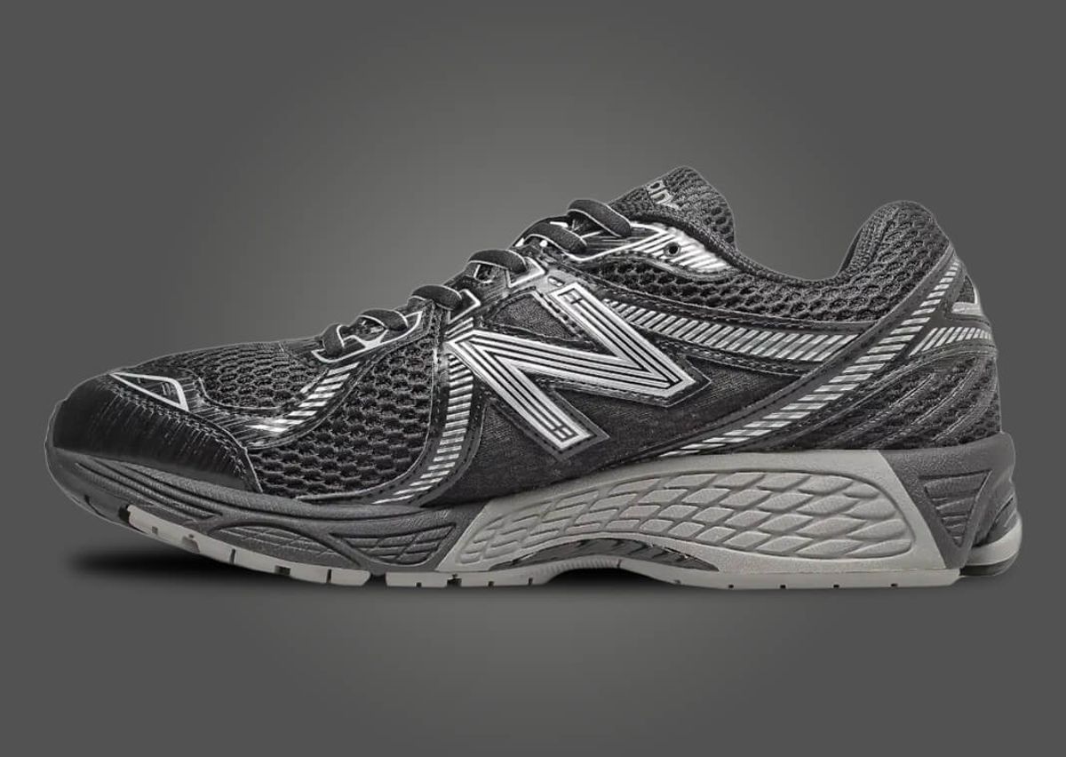 New Balance Dresses the 860v2 in Black Silver Metallic