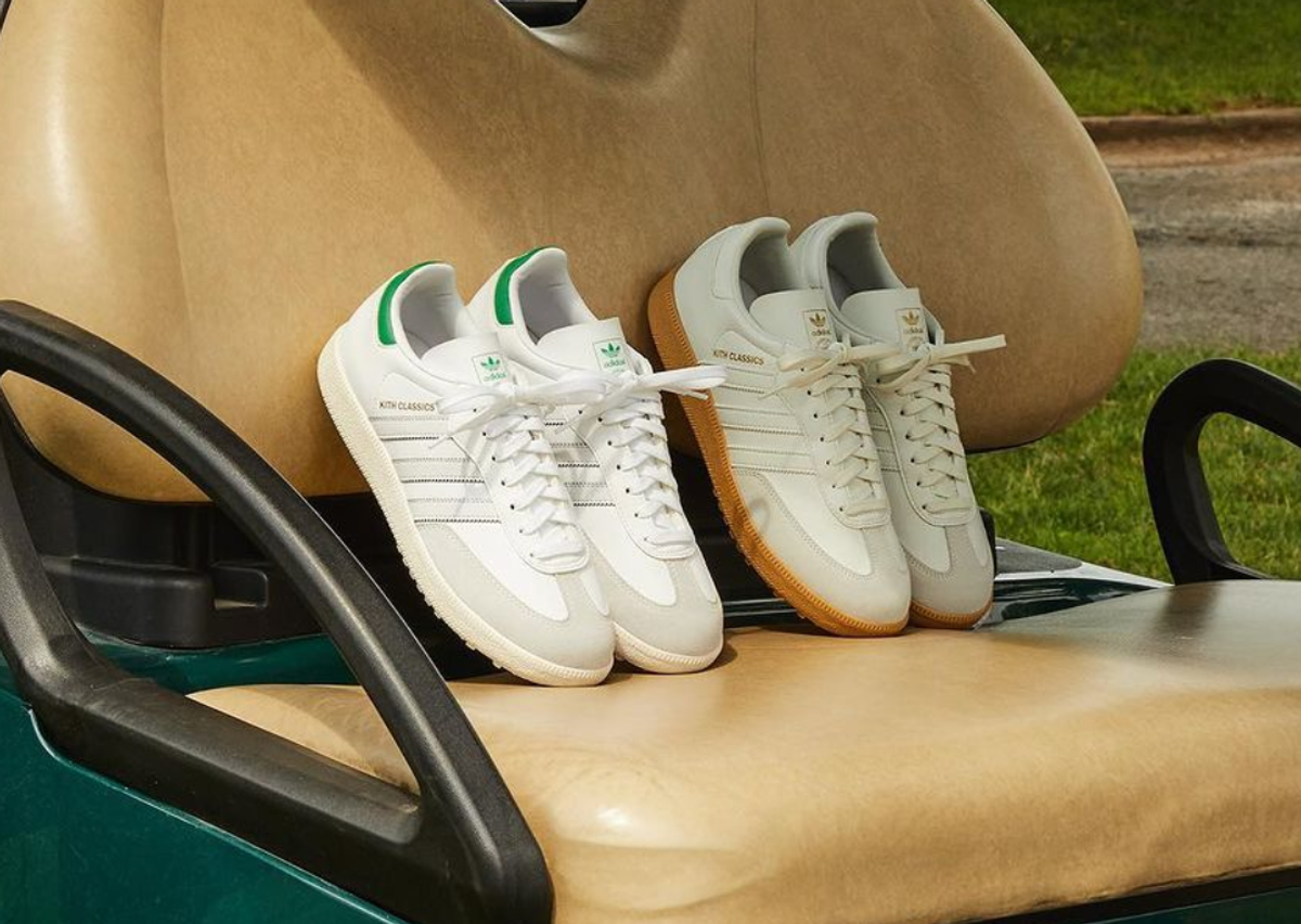 The Kith x adidas Samba Golf Pack Releases August 7
