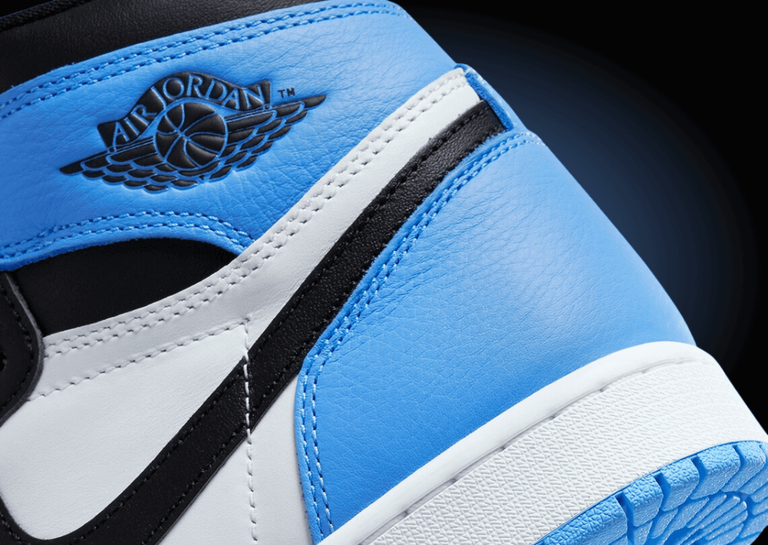 Detailed Look At The Air Jordan 1 High UNC Toe