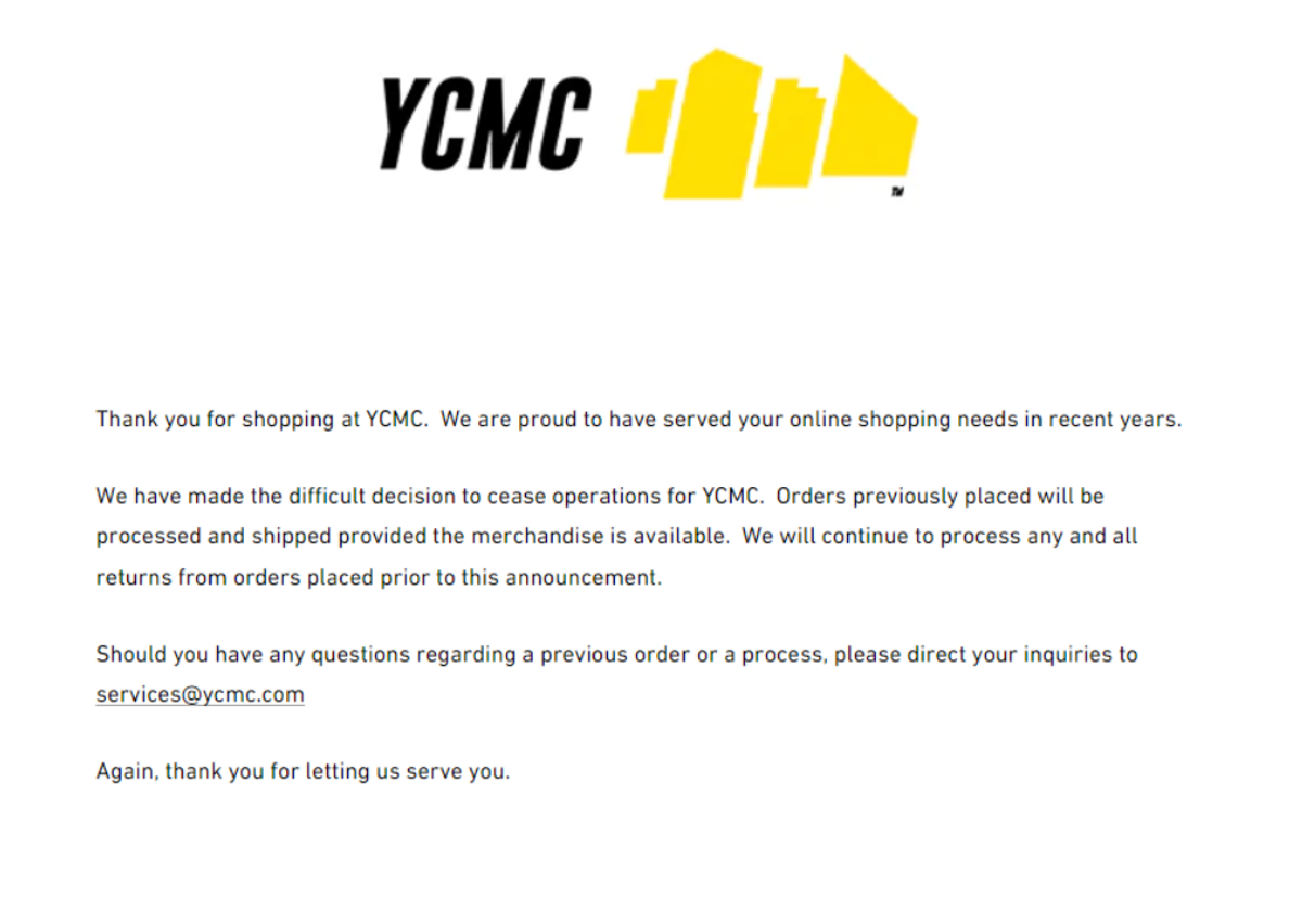 Sneaker Retailer YCMC Files For Bankruptcy & Ceases Online Operations