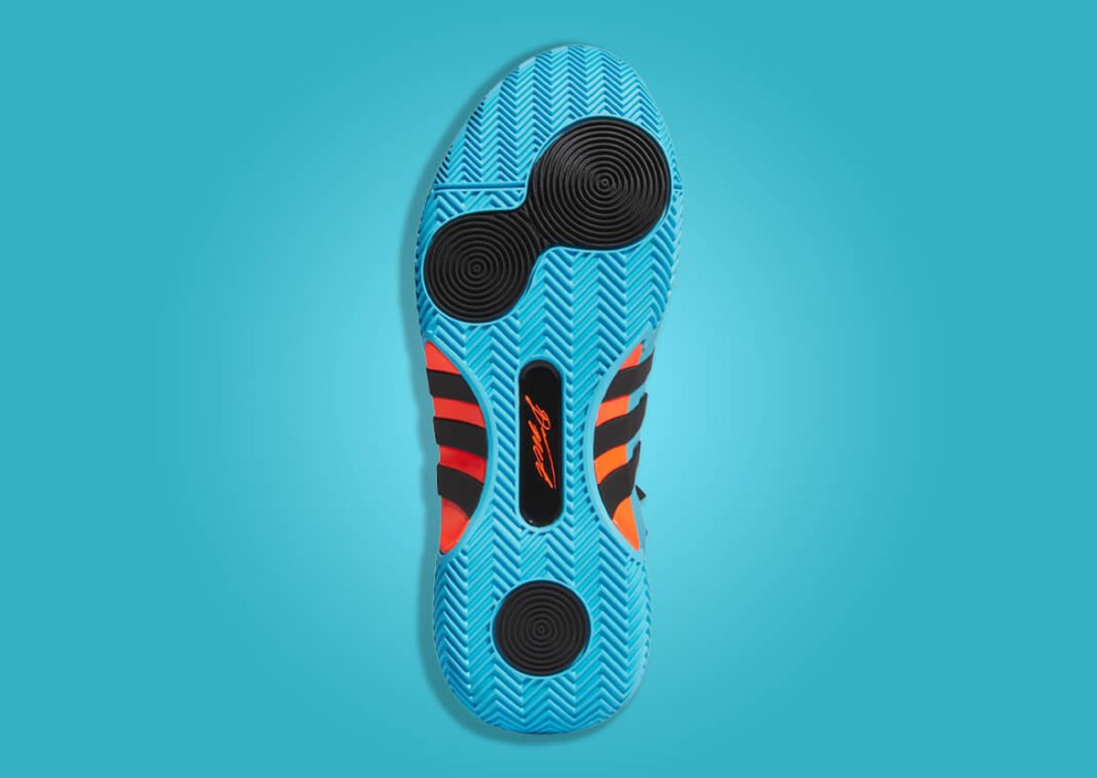 The adidas D.O.N. Issue #5 Bright Cyan Releases October 2023