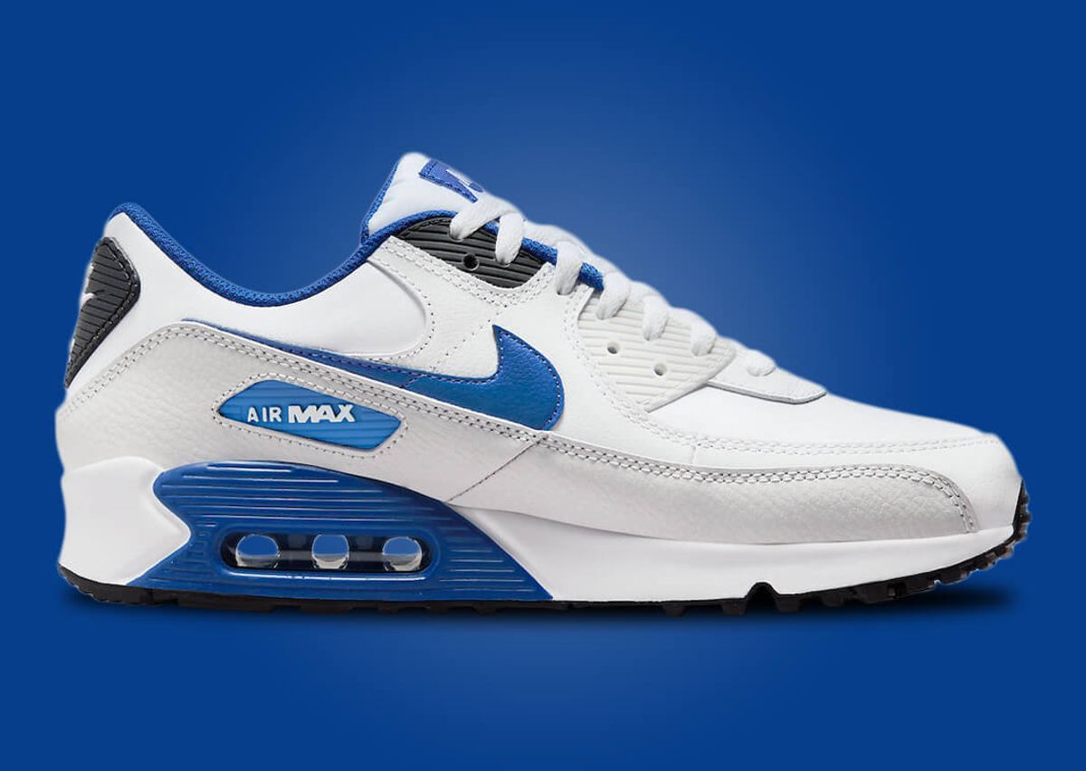 Nike Preps the Air Max 90 in White Game Royal and Photon Dust