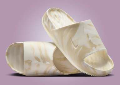 The Nike Calm Slide SE Pack Features Marbled Colorways