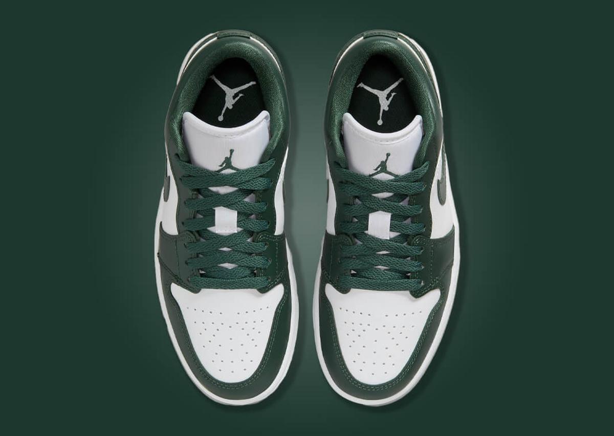 The Women’s Exclusive Air Jordan 1 Low White Galactic Jade Releases ...