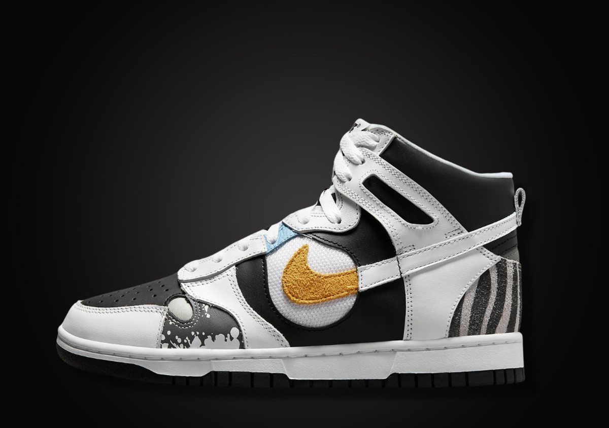 Reverse Panda Vibes Land On This Nike Dunk High See-Thru