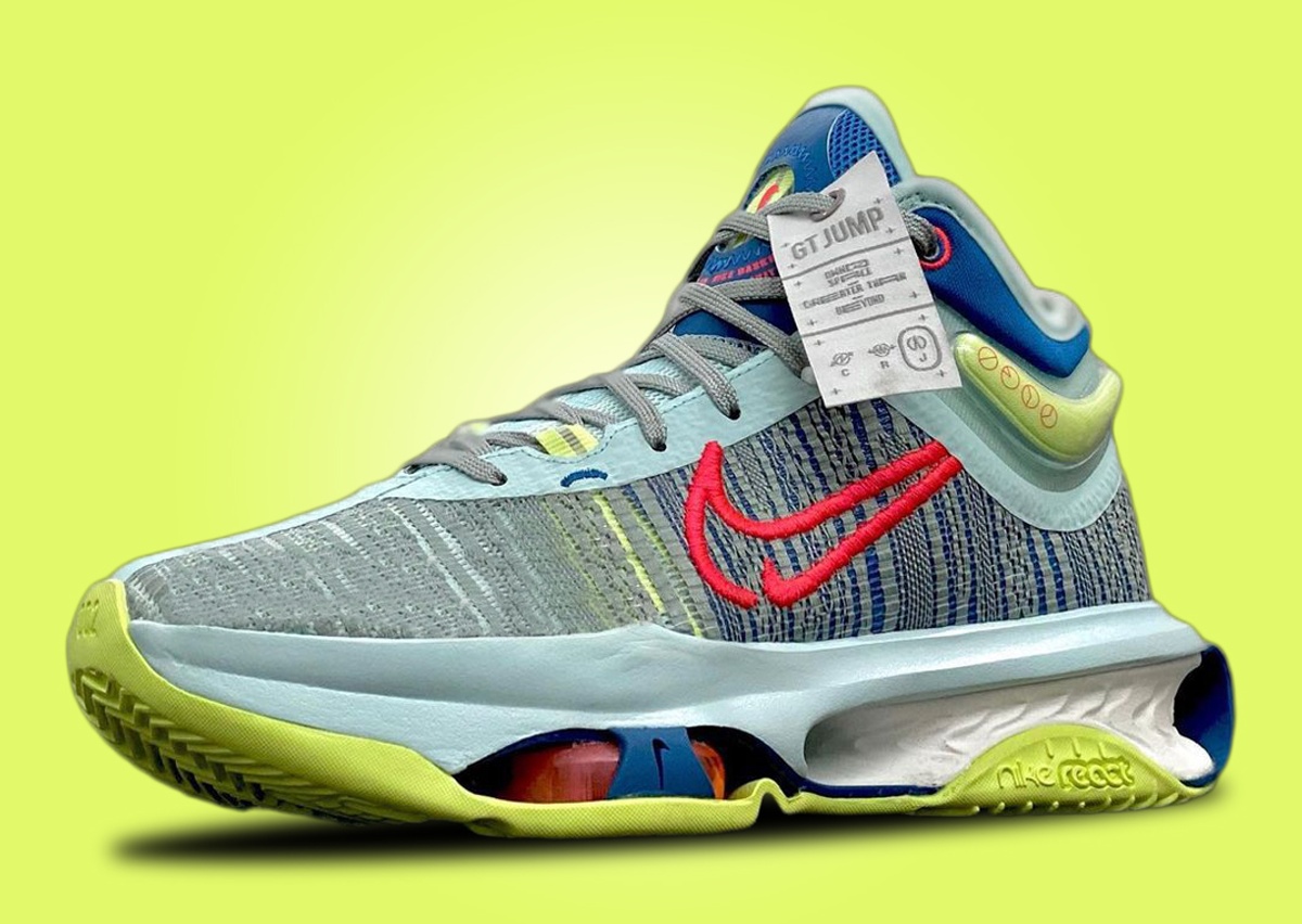 First Look At The Nike Air Zoom GT Jump 2 Mica Green Bright Crimson