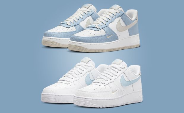 The Nike Air Force 1 Low Light Armory Blue Light Bone Pack Releases ...