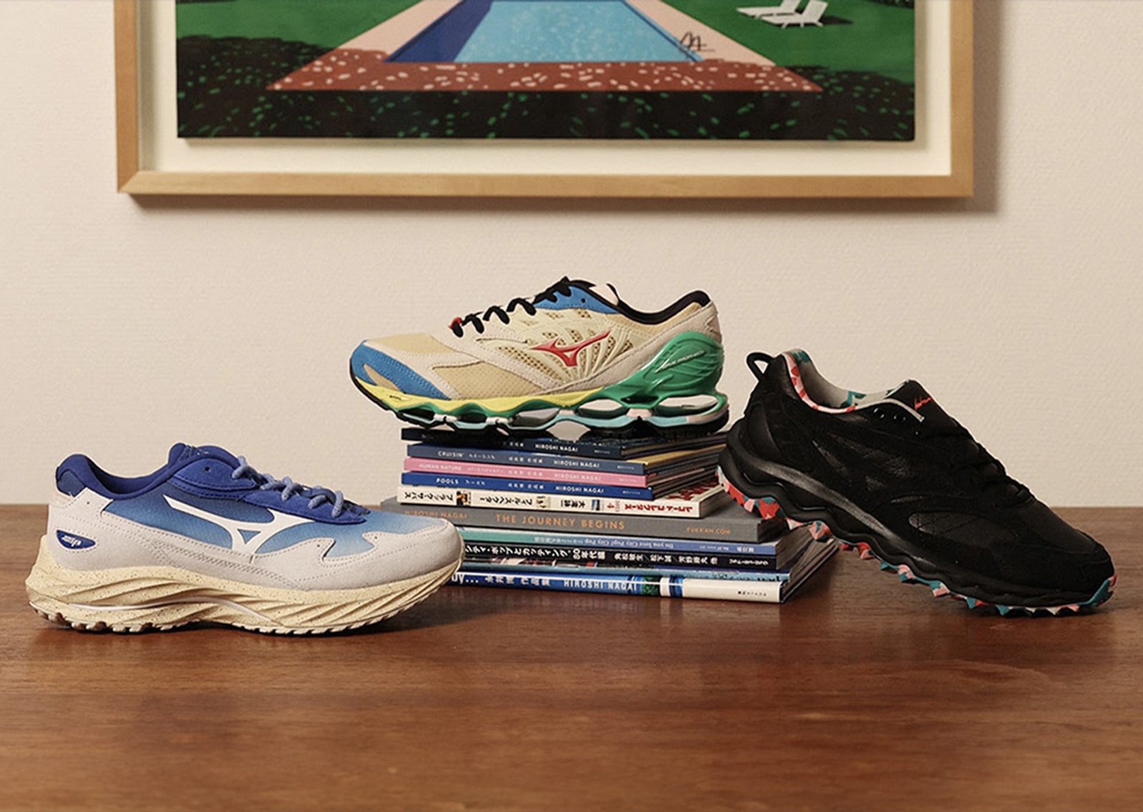 The Hiroshi Nagai x Mizuno Wave Pack Releases March 2024