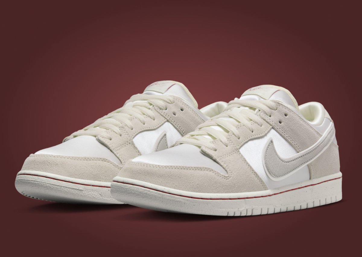 The Nike SB Dunk Low Valentine's Day City of Love Light Bone Releases ...