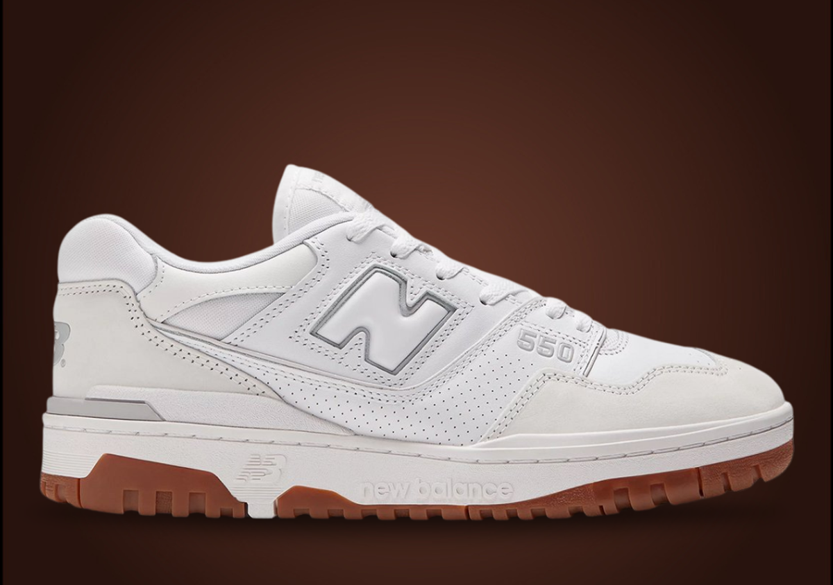 This New Balance 550 Is Finished Off With Gum Bottoms