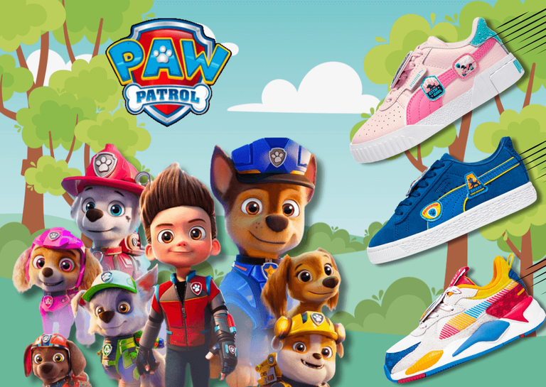 The Paw Patrol x Puma Collection Releases July 21